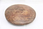 HUNCHBACKED ANTIQUE WOODEN TOOL - SINGLE WOOD RUMALI ROTI, BREAD MAKING ...