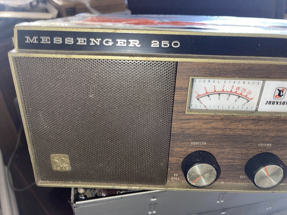 Johnson Messenger 250 Base Station CB Radio Vintage Estate Untested | eBay