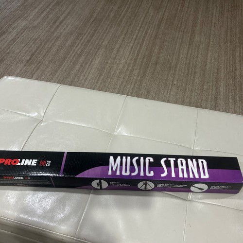 PROLINE MUSIC STAND BLACK COMPACT ADJUSTABLE GMS20 Open Box | eBay