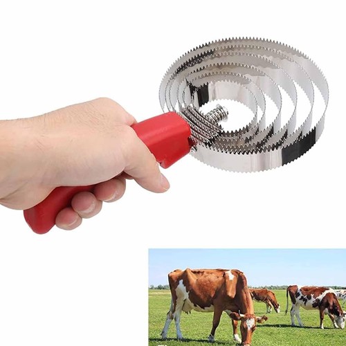 Metal Curry Comb Sweat Scrapers Professional with Handle Care Tool ...