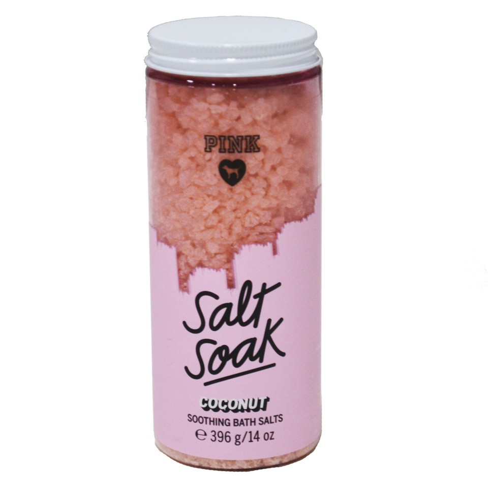 Victoria's Secret Pink Bath Salts Bathing Spa Tub Soak Coconut 14 Oz ...