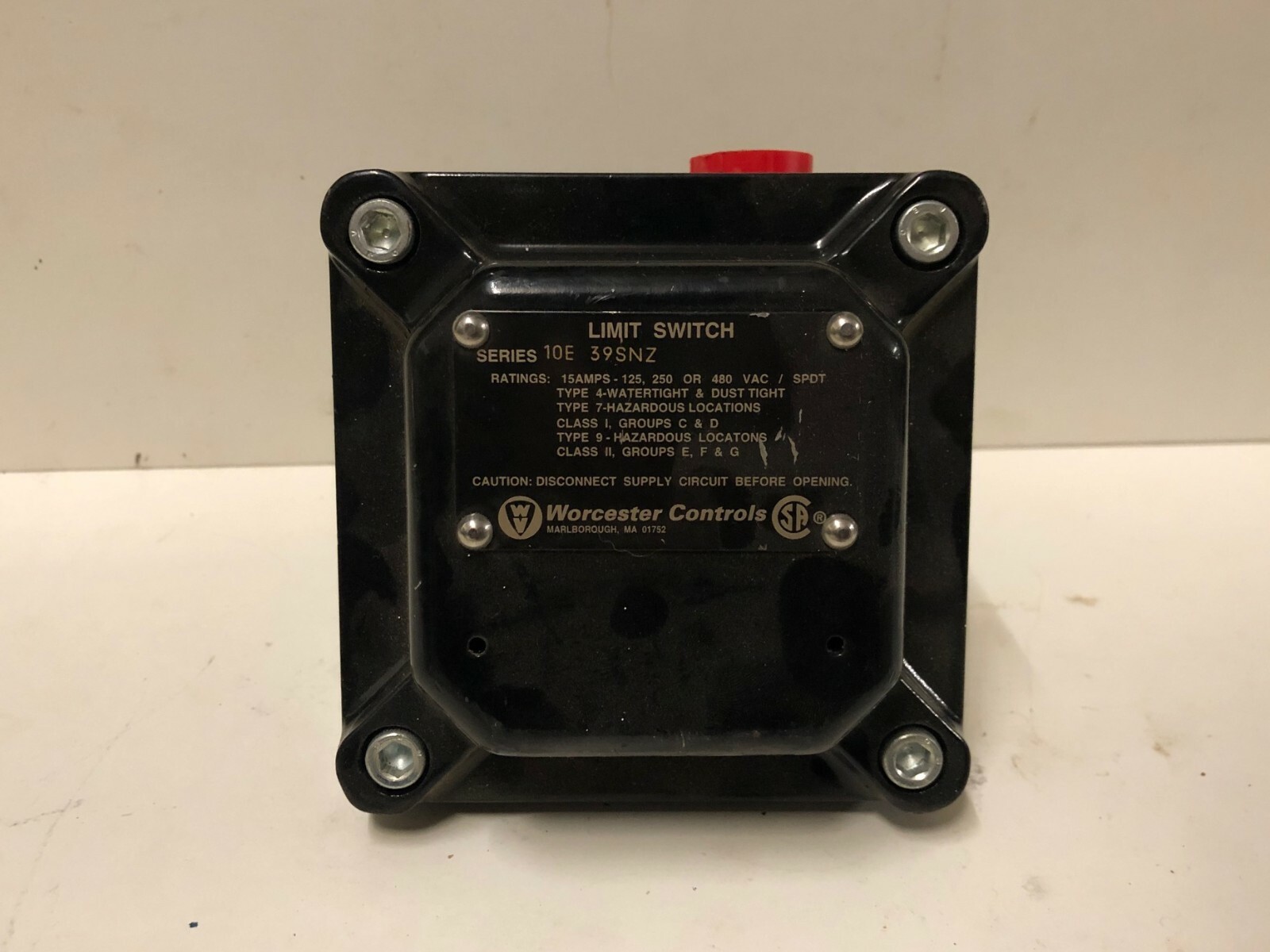 Flowserve Worcester end mounted Limit Switch Series 10E39SNZ | eBay