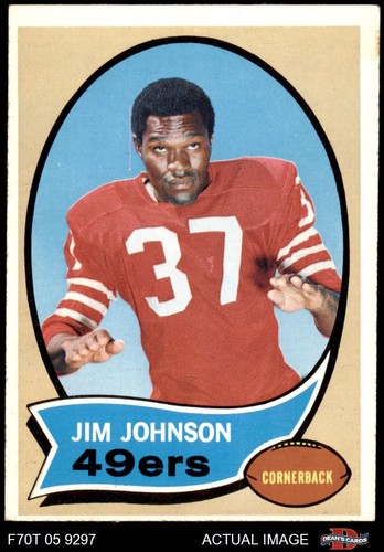 1970 Topps #245 Jimmy Johnson 49ers HOF UCLA 5 - EX | eBay