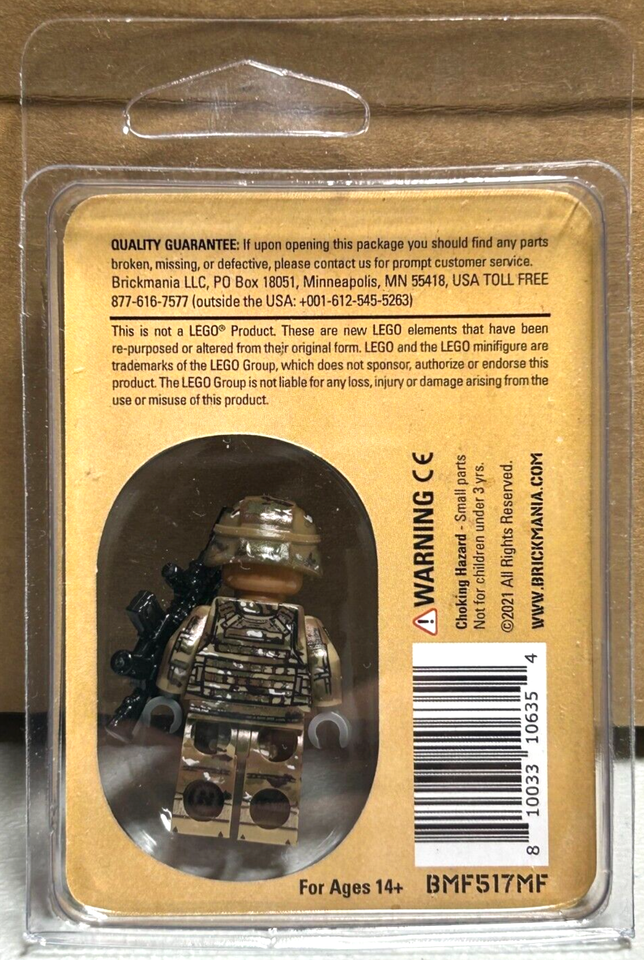 Brickmania Minifigure - Modern US Army Rifleman v2 (BMF517MF) | eBay