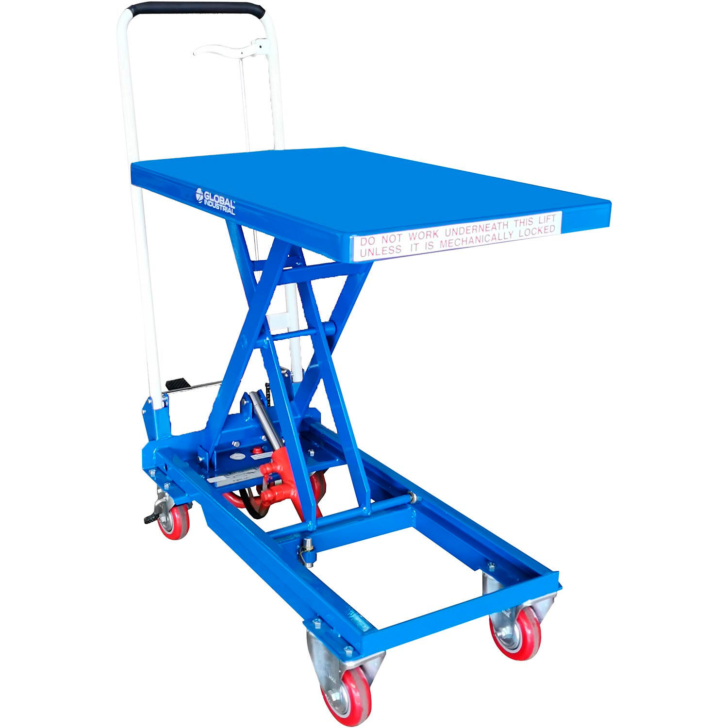 Global Industrial BS15 Lift Table - Blue (168073) for sale online | eBay