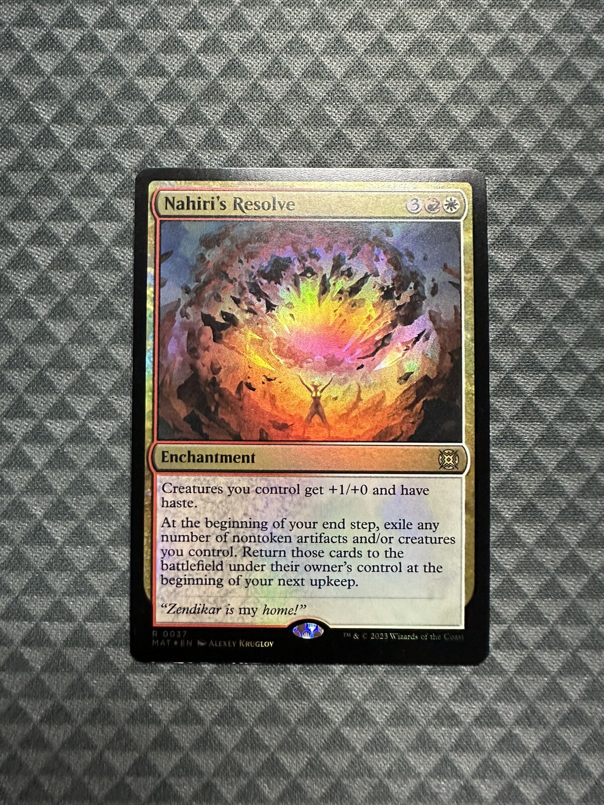 MTG Nahiri's Resolve #0037 Foil Rare March of the Machine: The ...