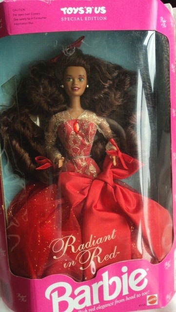 Radiant in Red Barbie Doll Toys R US SE #4113 NRFB 1992 Mattel Inc. 3 ...