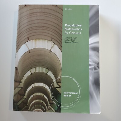 Precalculus - Mathematics for Calculus by James Stewart international ...