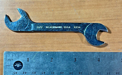 Vintage Blackhawk by Proto 3134 Open End Wrench 1/2 & 7/16 | eBay