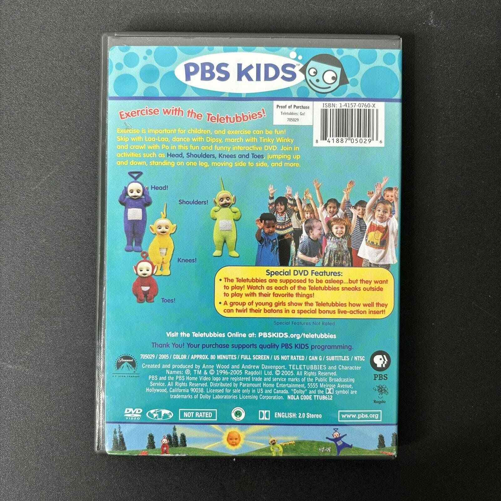 Teletubbies - Go Exercise with the Teletubbies (DVD, 2005) 841887050296 ...