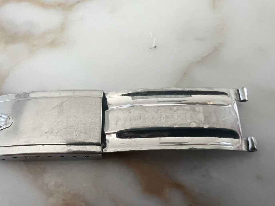 Rolex vintage big crown buckle Stamped 5-9 1969 GMT,Submariner,5512. ...