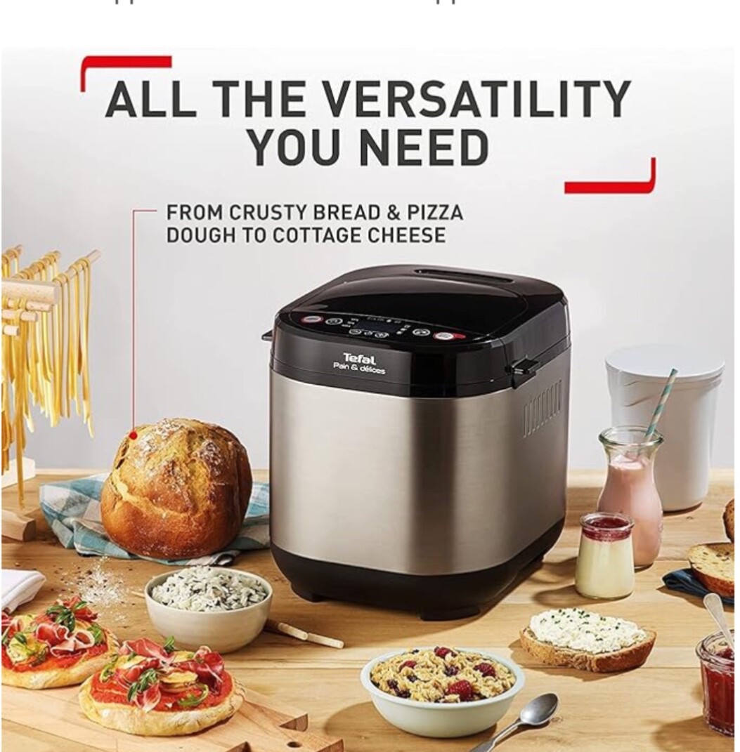 Tefal PF240E40 Bread Maker with 20 Programs - Silver for sale online | eBay