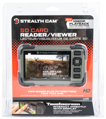 Stealth Cam Sd Card Reader / Viewer, Steal Stc-crv43xhd 1080p Comptble ...