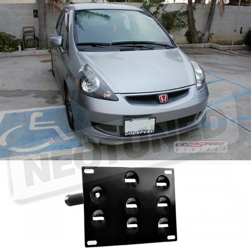 For Honda Fit 07-08 Front Tow License Plate Relocation Mount Bracket ...
