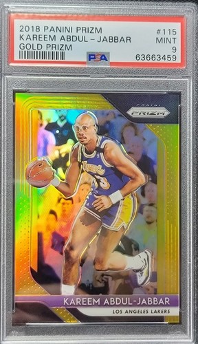 2018-19 Prizm Gold Prizms #/10 Kareem Abdul-Jabbar PSA 9 MINT! | eBay