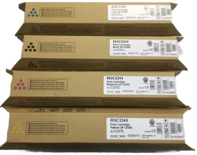 4 Original Toner RICOH Aficio SP C430 C431 C440 DN / 821279 821280 ...