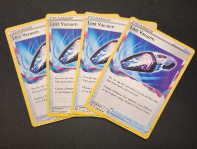 Lost Vacuum 4x Trainer Playset Item 162/196 SWSH Lost Origin Pokémon ...