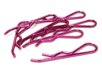 Anodized Color Bent-Up Body Clips (8) for 1/5 & 1/4 Size Vehicles(LxW ...