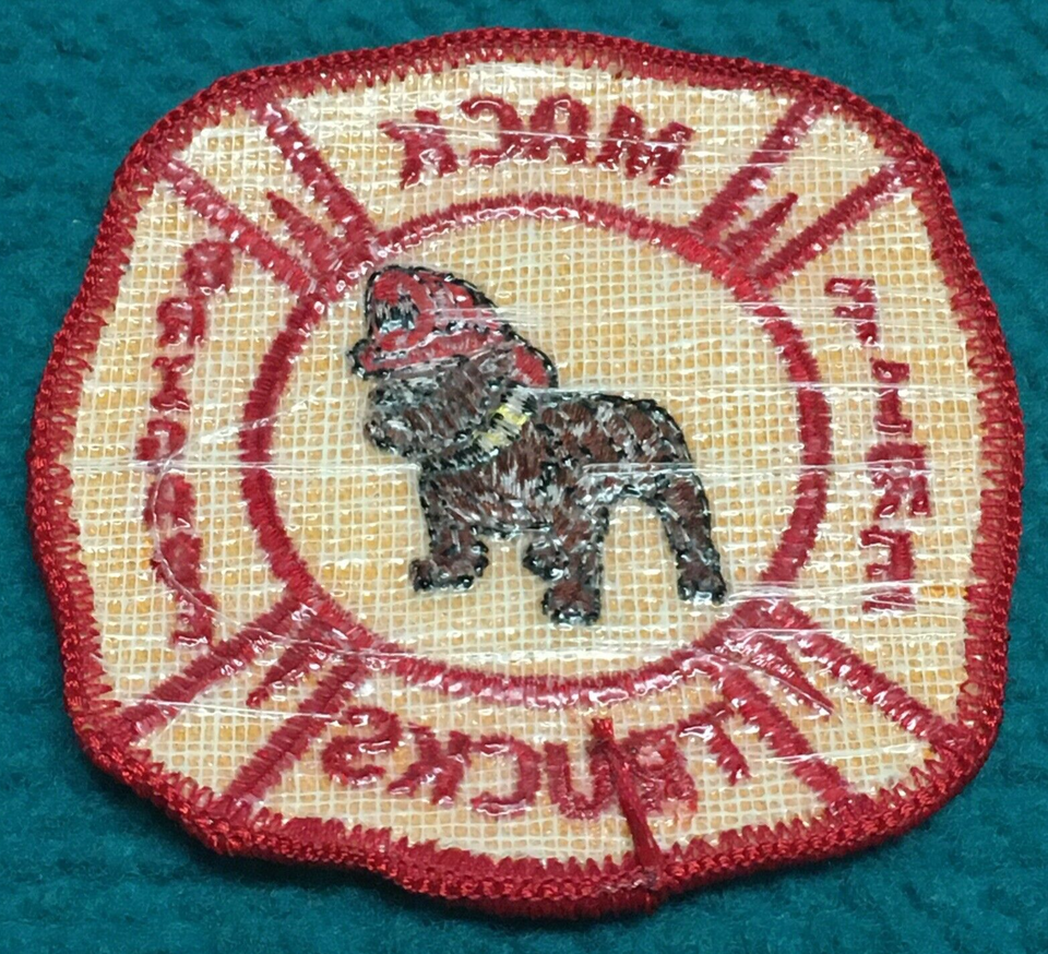 Vintage : MACK TRUCK "Fire Brigade" UNIFORM or CAP PATCH @ Bulldog ...