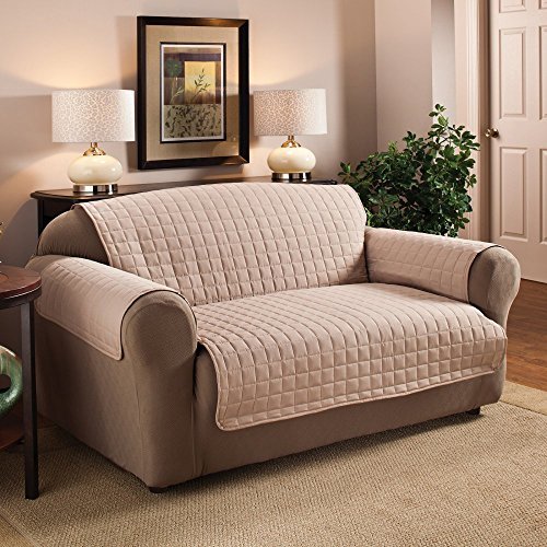 Innovative Textile Microfiber Sofa Furniture Protector, Beige 110 x 70 ...