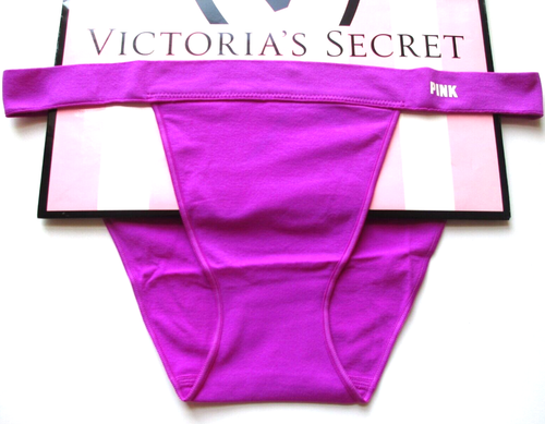 VICTORIA'S SECRET PINK Seamless String Bikini Panty 2XL Purple Couture ...