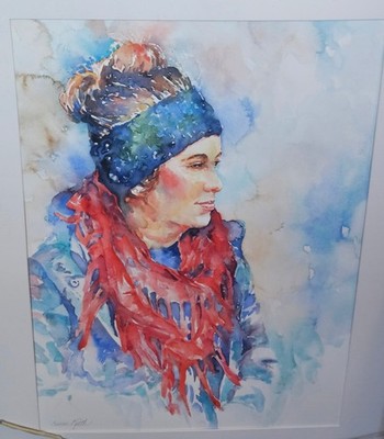 Vintage Rare Signed Original Water Color Painting Susan L Koch Prof ...