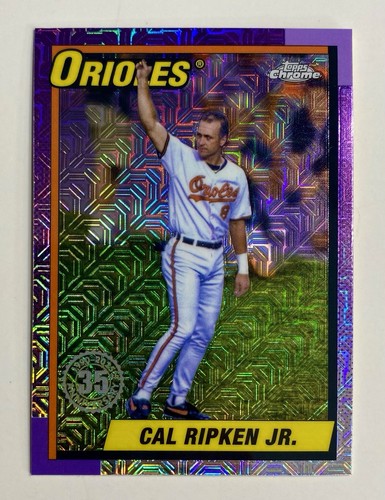 CAL RIPKEN JR 2025 Topps #T90C-88 1990 Chrome Mojo Orioles SEE ...