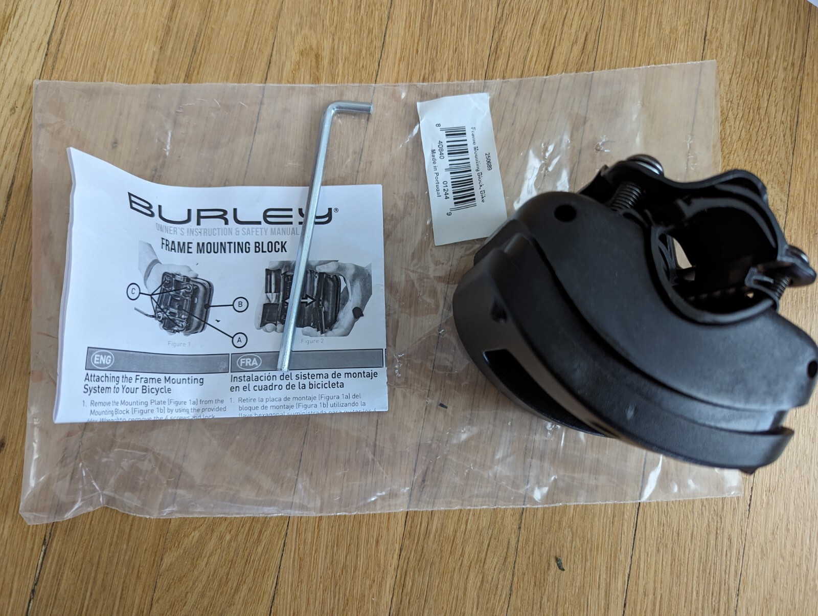 Burley Dash Rack Mount Child Seat Frame Mounting Block for sale online ...