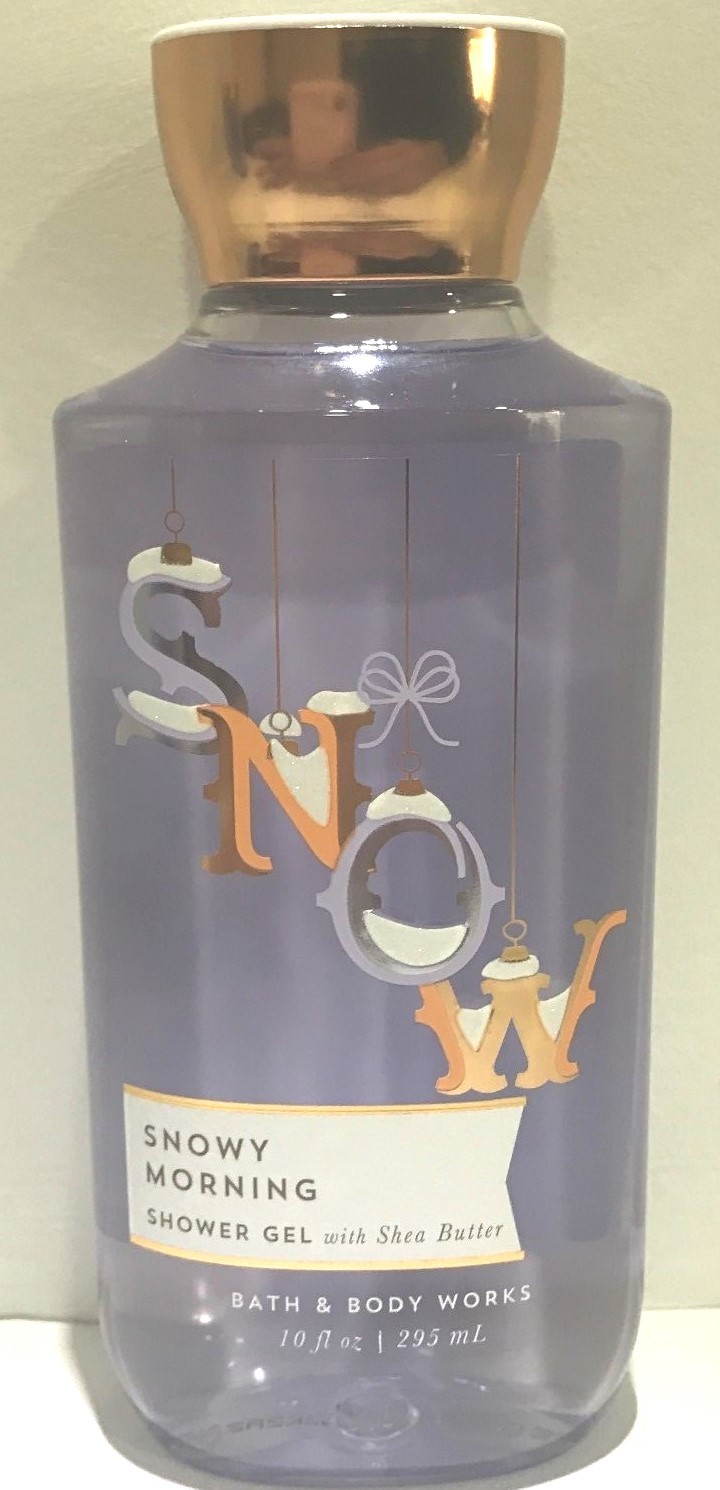 1 Snowy Morning Snow Shower Gel Bath & Body Works Shea Butter Wash 10 ...