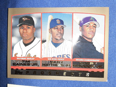 2000 Topps - Prospects #445 Tim Raines Jr., Garry Maddox Jr., Gary ...