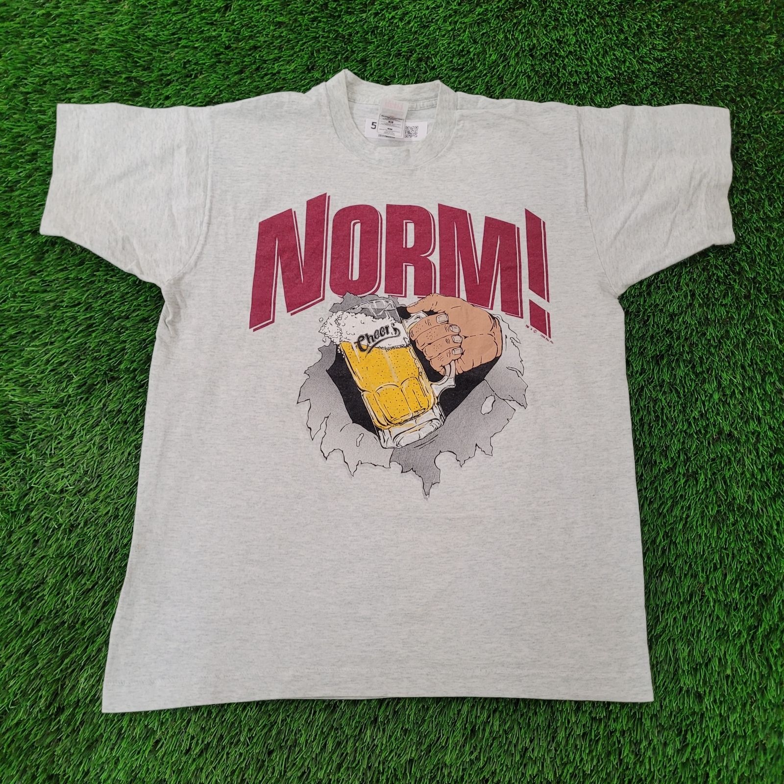 Vintage 1995 Norm Cheers Boston TV-Show Shirt M/L-Sho… - Gem