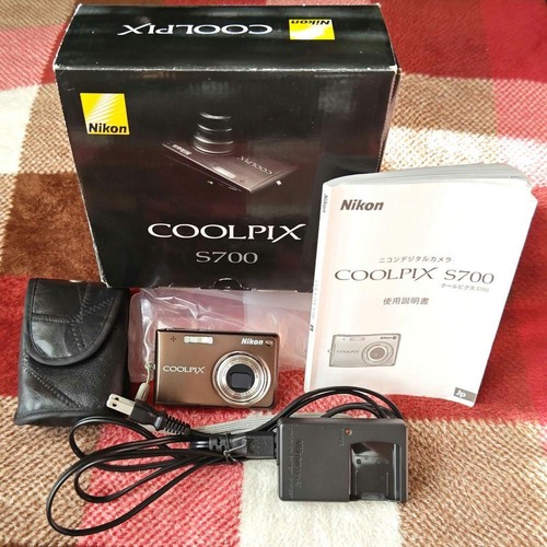 Nikon Coolpix S700 Compact Digital Camera - Brown - Includes ...