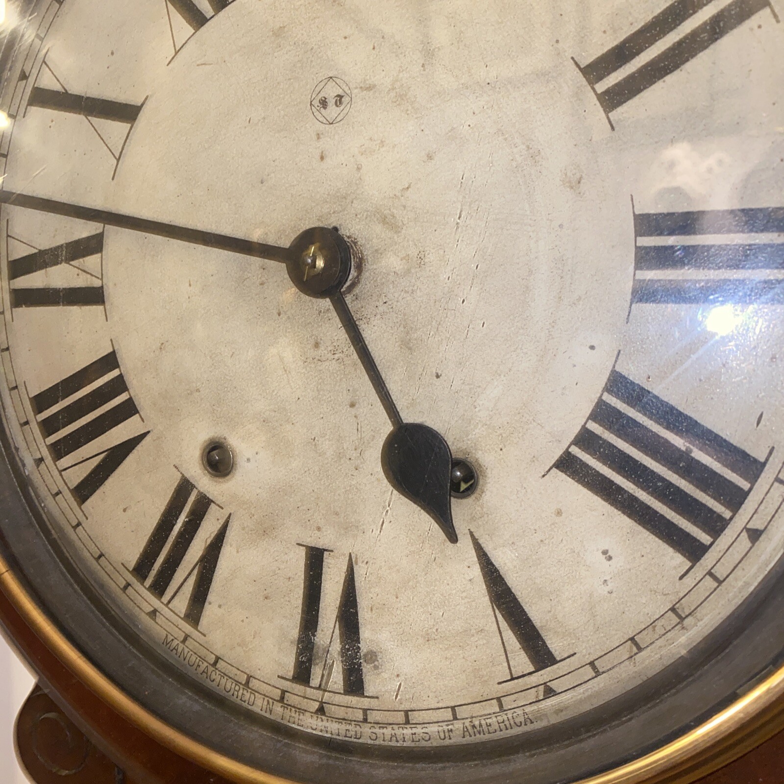 Rare Seth Thomas Drop Down Pendulum Window Clock W/ Roy Bros Plaque | eBay