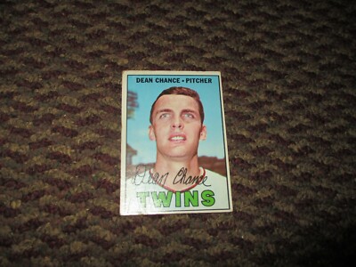 Topps #380 Dean Chance Minnesota Twins 1967 Baseball Card | eBay