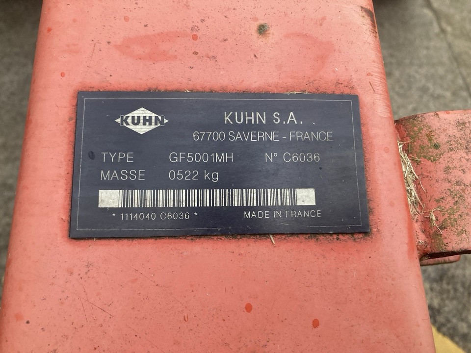 Kuhn Tedder 3 Point Linkage Hay Turner,8 Rotar, Hydaulic Folding ...