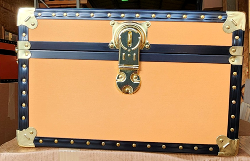 Lux Melon (light Orange) Tuck Box Storage Trunk with ABS Trim | eBay