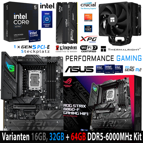 PC Bundle i5 Core Ultra 245KF Asus Rog Strix B860-F Gaming Wifi mit 16 ...