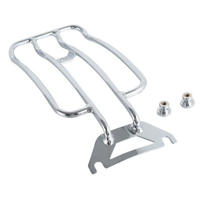 Chrome Solo Seat Luggage Rear Fender Rack Fit For Harley Touring FLHT ...