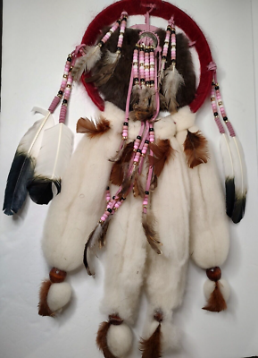 Native American Dream Catcher Mandala Painted Buffalo Wool Shop