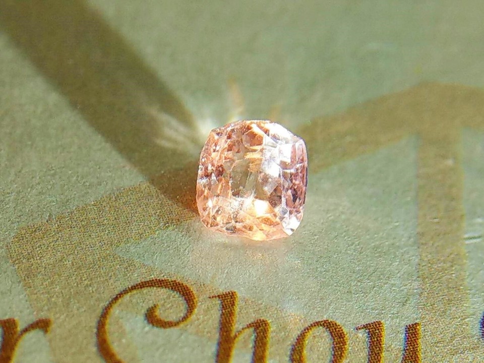 [jerseychou]Natural orangy-pink sapphire 0.81ct , Sri Lanka, GRS | eBay