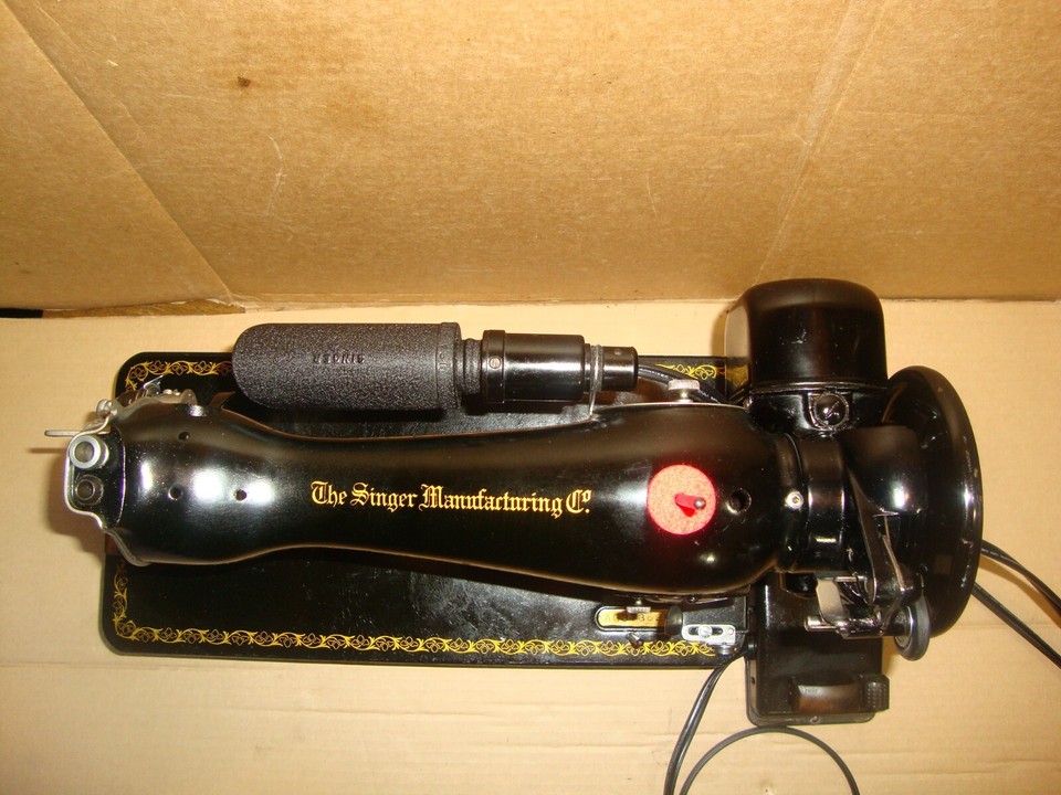 WWII SINGER SEWING MACHINE Model 15-91, SERVICED, #AG373626 | eBay