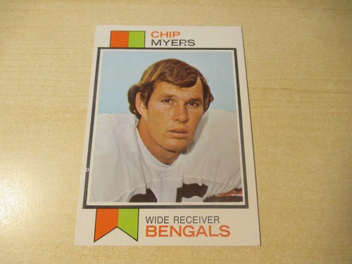 1973 TOPPS FOOTBALL CHIP MYERS #445 BENGALS HIGH GRADE SETBREAK FREE ...