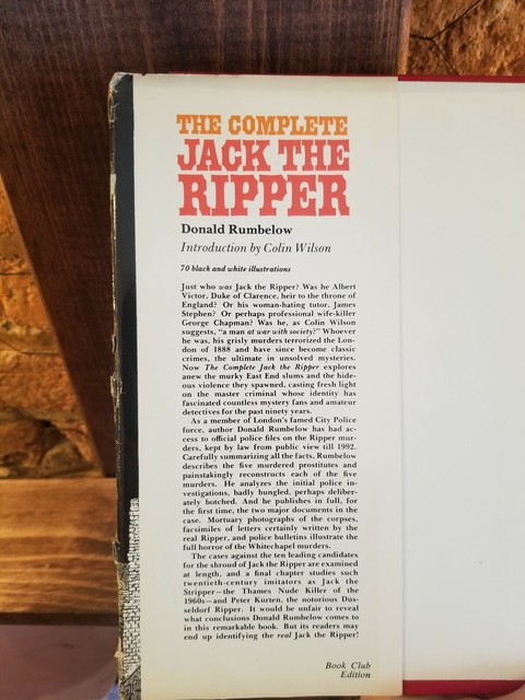 The Complete Jack the Ripper by Donald Rumbelow (Hardcover) for sale ...