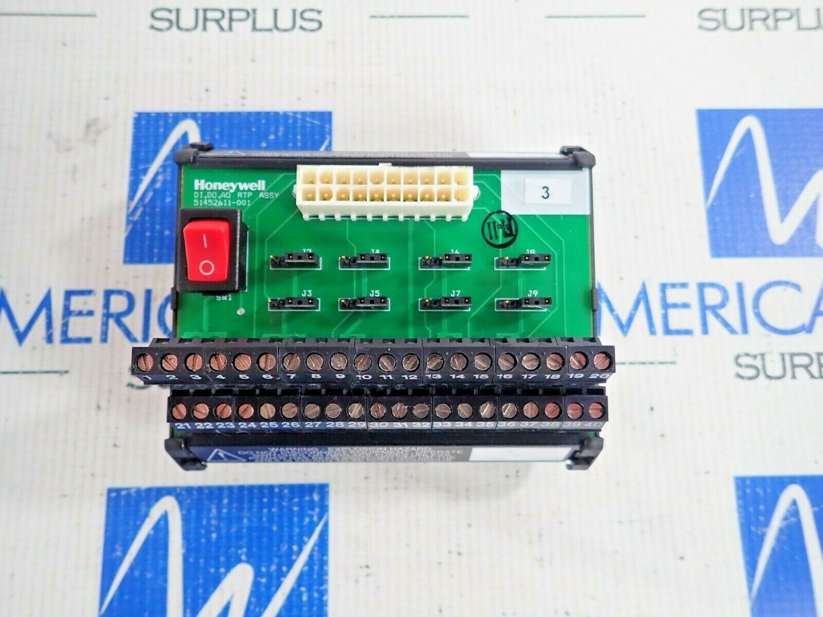 HONEY WELL 900RTS-0001 REMOTE TERMINAL PANEL 51452611-001 250V MAX | eBay