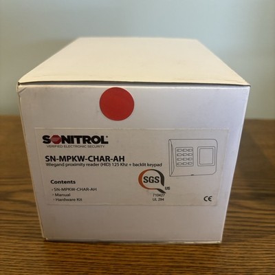 Sonitrol SN-MPKW-CHAR-AH Wiegand Proximity Reader (HID) Backlit Keypad ...
