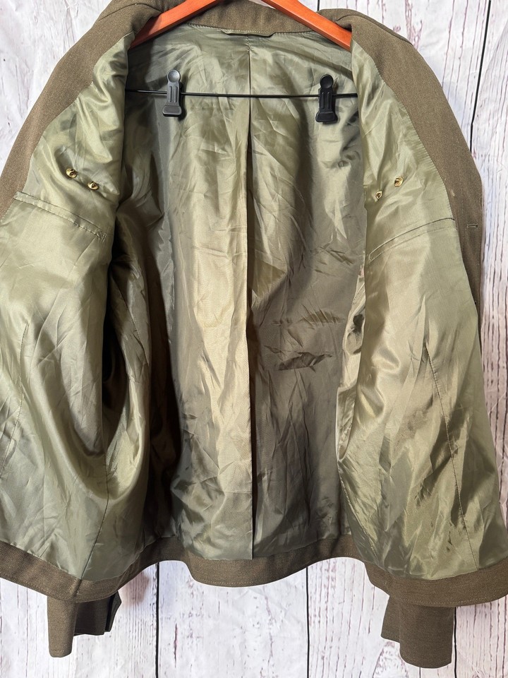 🇺🇸 WWII Era Airborne Officer Ike Jacket w/Meyers Jump Wings,CIB ...
