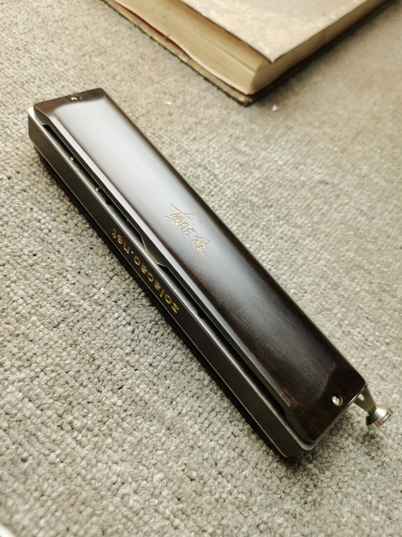 Custom Harmonica Sandalwood Comb For Suzuki Sirius S64C Chromatic Scale ...