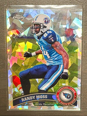 2011 Topps Chrome /139 Crystal Atomic Refractor Randy Moss #101 | eBay