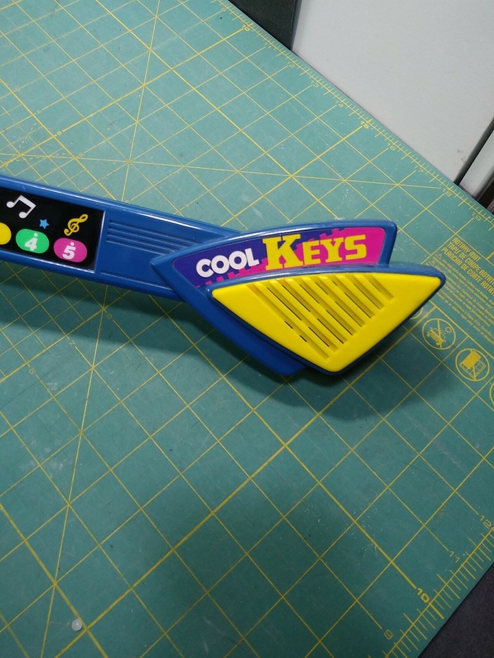 Vintage 1993 Cool Keys Number Touch Musical Keyboard Guitar CLASSIC TOY ...