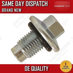 OIL SUMP PLUG FITS LANDROVER DISCOVERY,DEFENDER,RANGE ROVER, JAGUAR XF ...